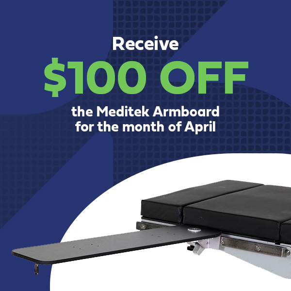 LIMITED TIME OFFER: $100 off the Meditek Armboard