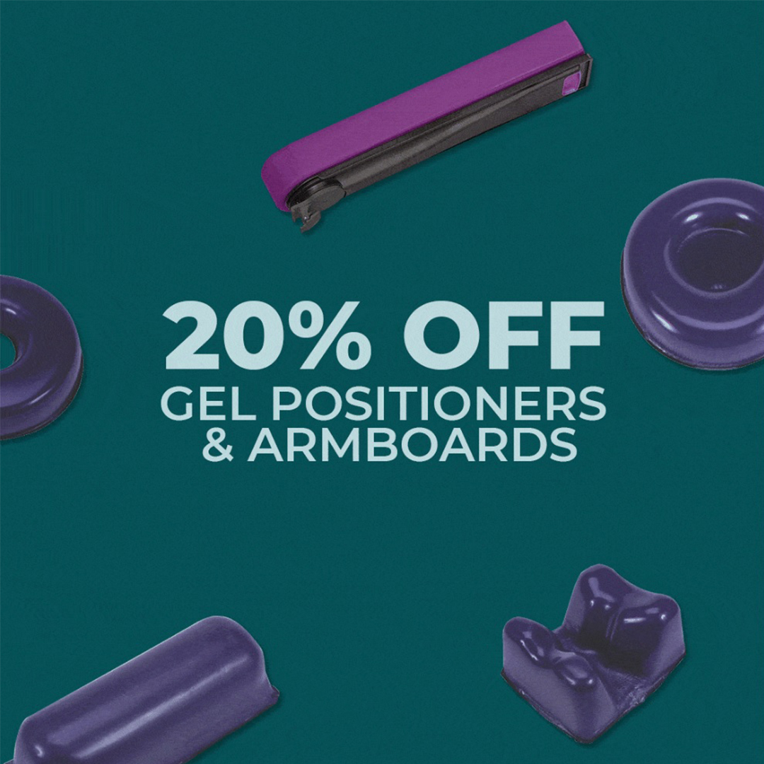 Gel Positioners & Armboards Campaign (Landing Page)